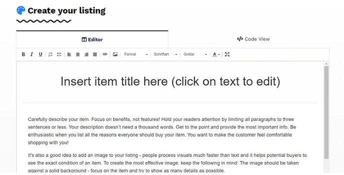 Dewiso Free Ebay Templates Auction Listing Designs Html Generator