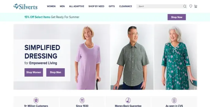 Silverts - Comfortable And Finest Apparel For Senior Citizens
