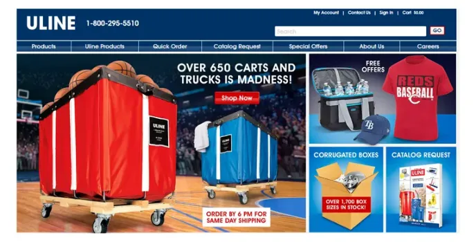 ULINE - Wide Collection Of Office Supplies With Best Quality