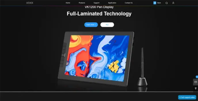 VEIKK - Online Platform For Handy Graphic Designing Tablets